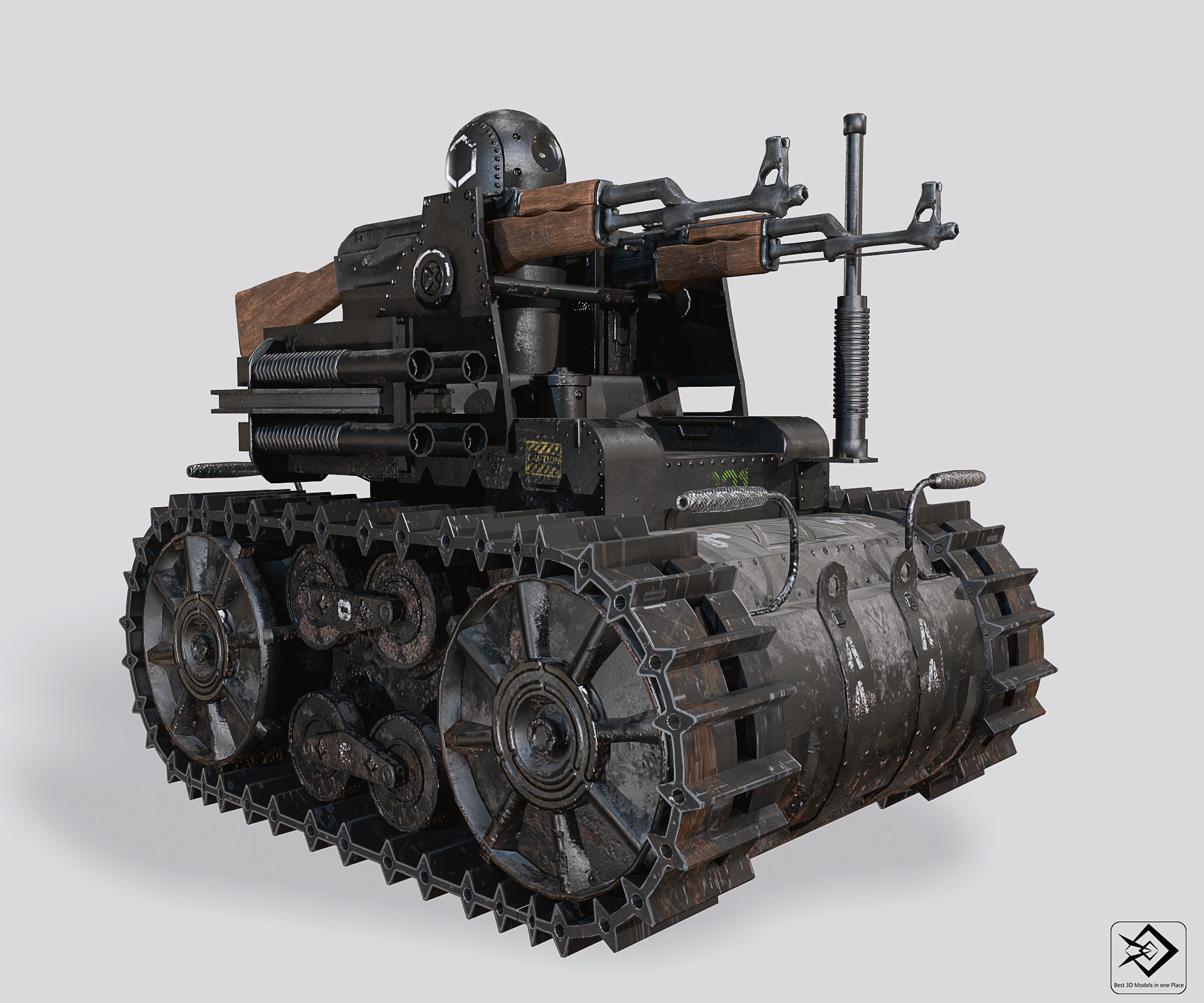 War robot 3D model | CGTrader
