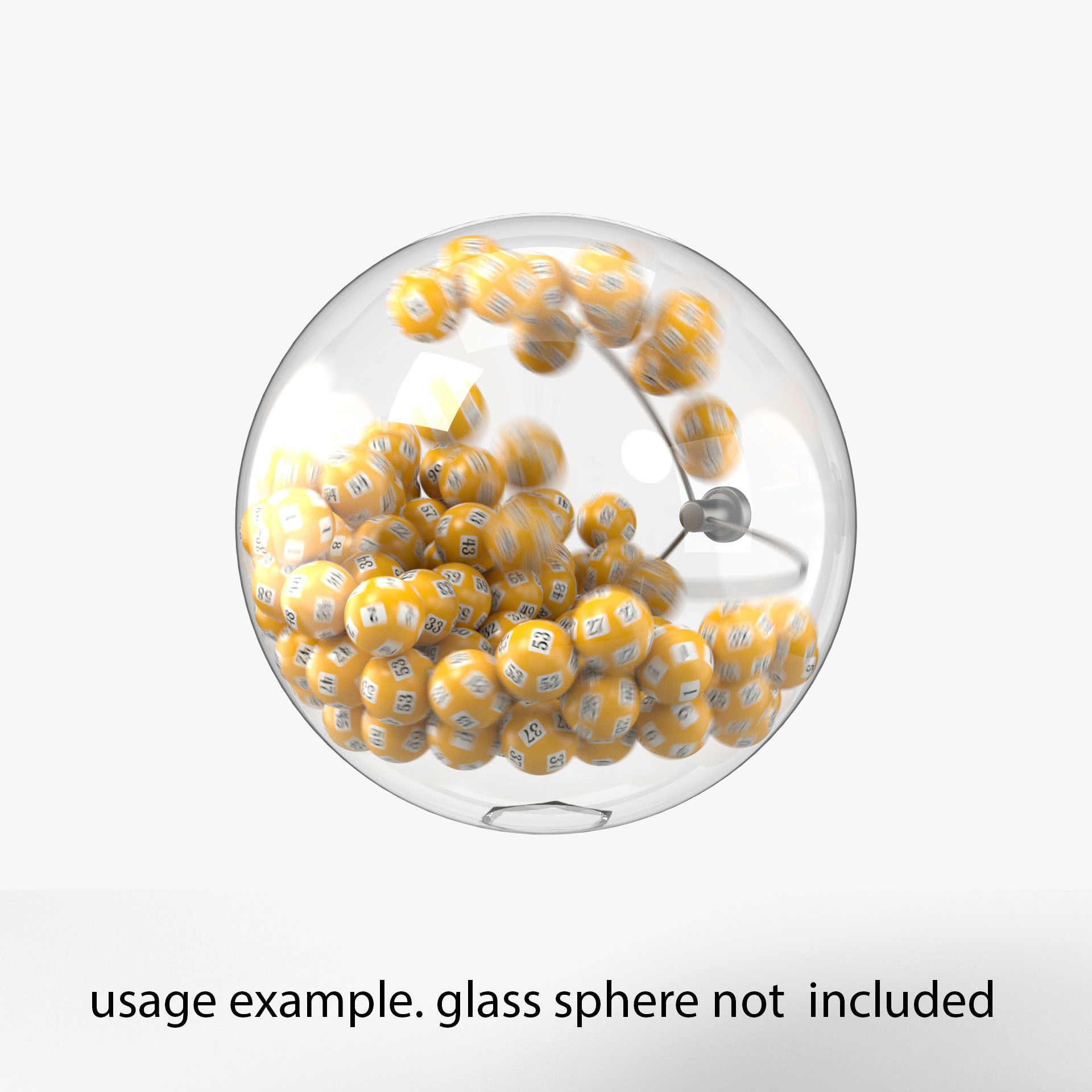 Lottery Balls set with PBR Textures 3D model | CGTrader