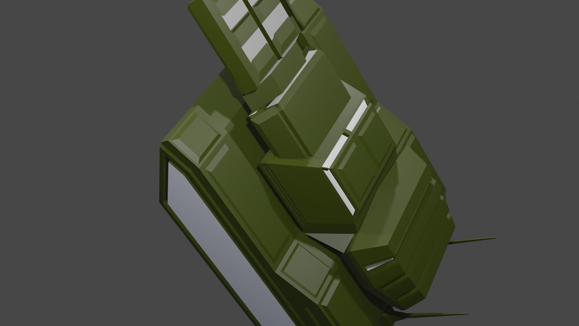 Sci-Fi Battle Tank 3D model 3D printable | CGTrader