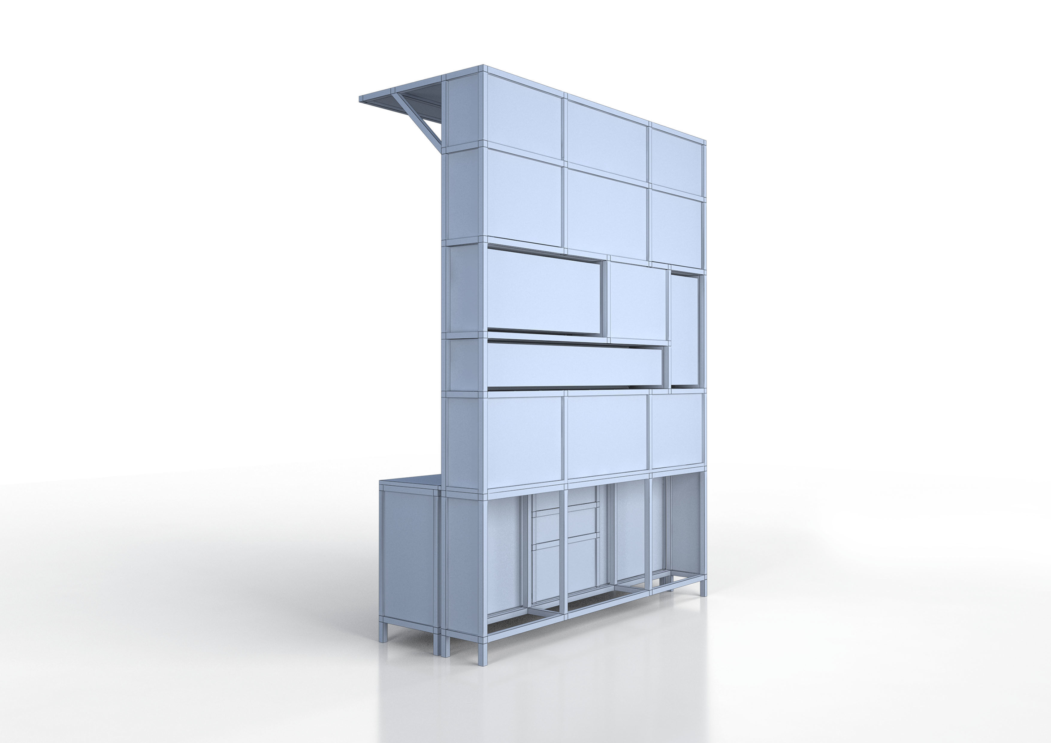 MERCHANDISE RACK 3D model | CGTrader