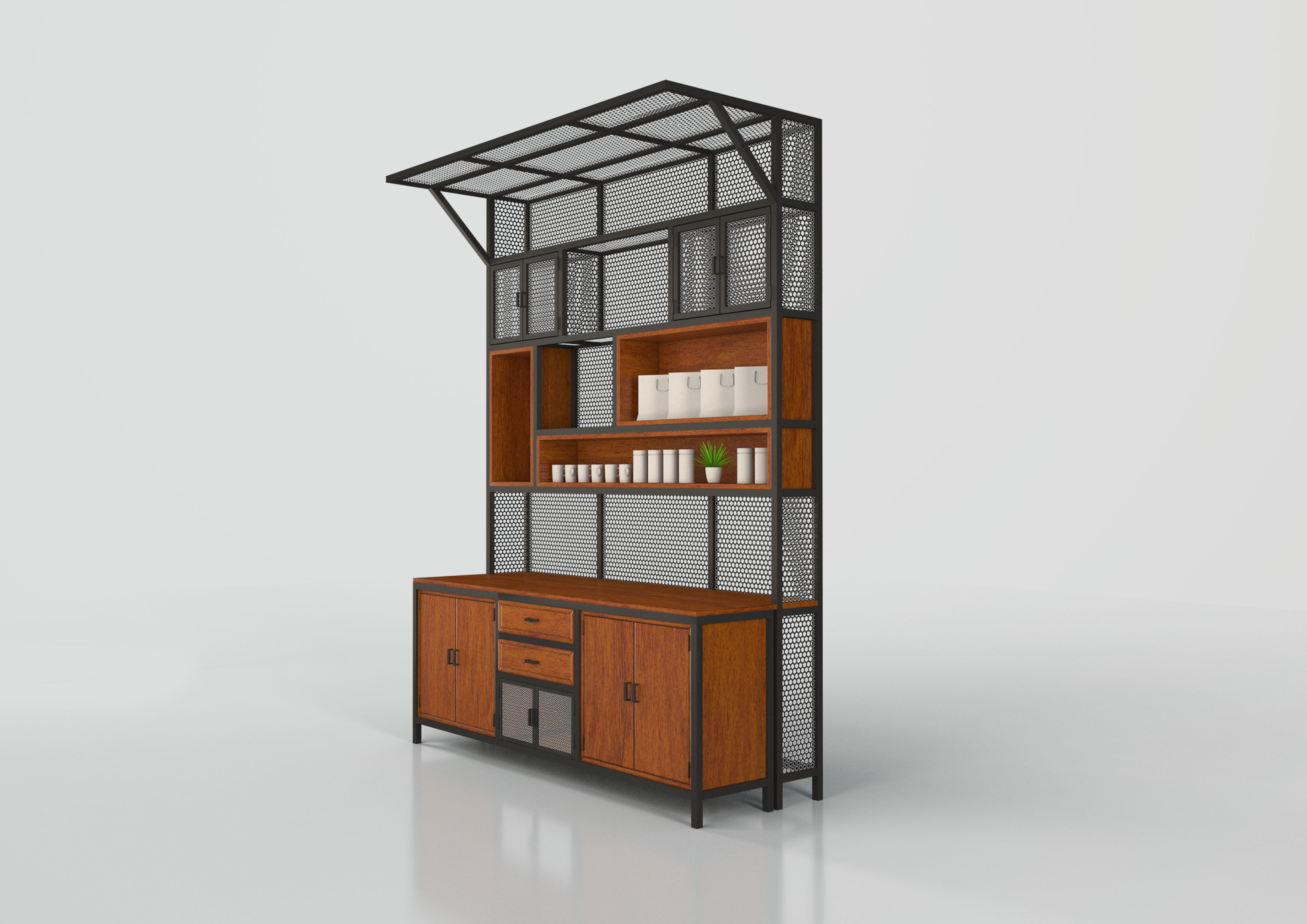 MERCHANDISE RACK 3D model | CGTrader