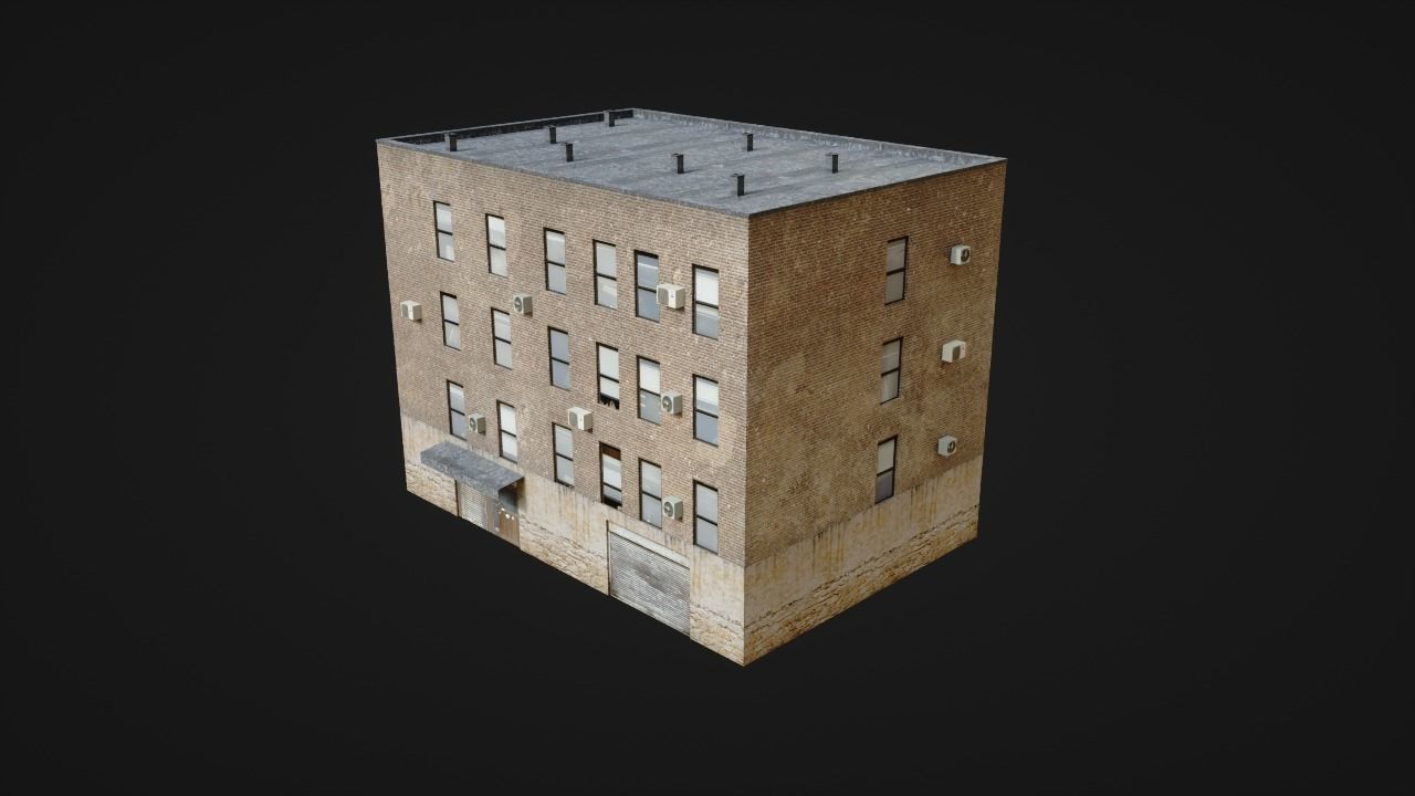 3D model Street Scene VR / AR / low-poly | CGTrader