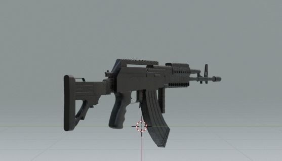 M762 Gun free 3D model | CGTrader