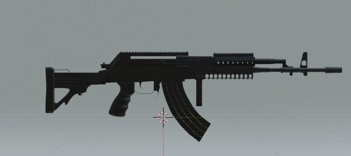 M762 Gun free 3D model | CGTrader