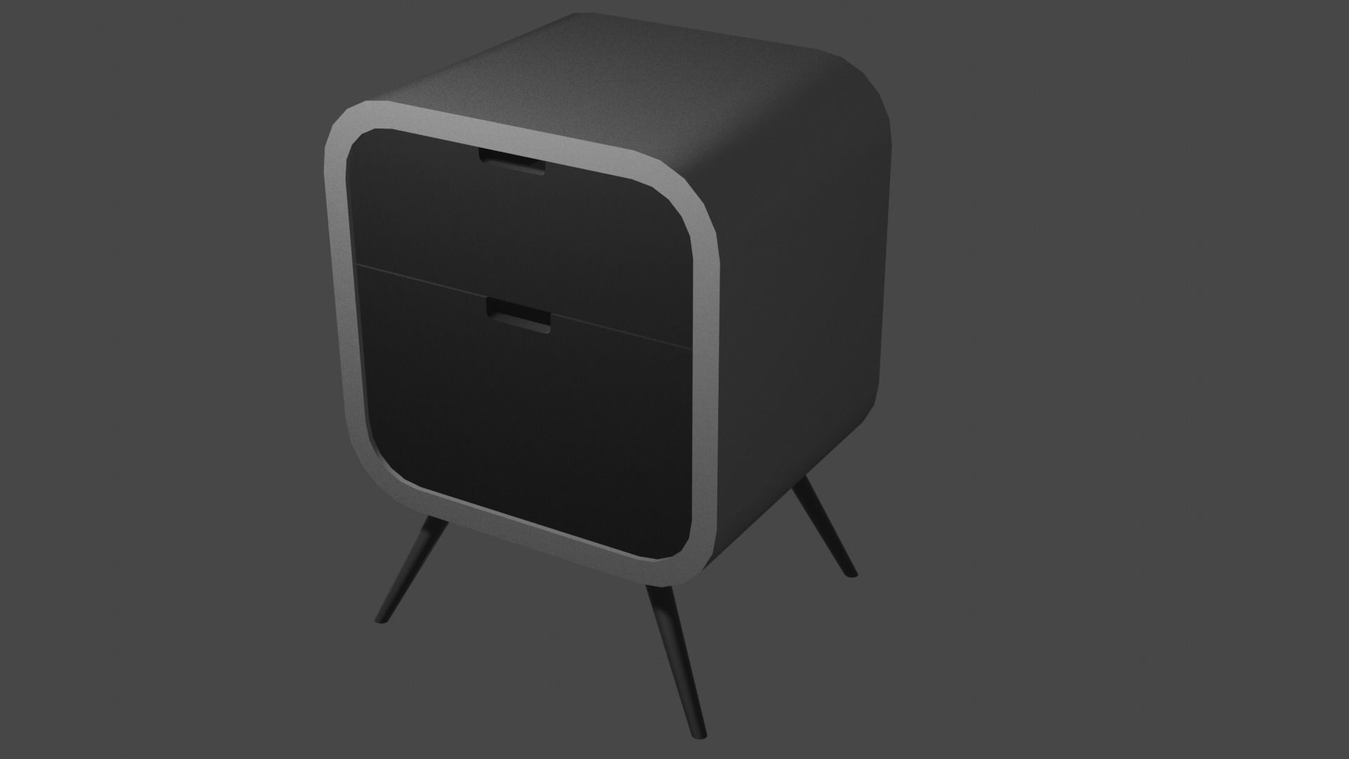bedside table 2 free VR / AR / low-poly 3D model | CGTrader