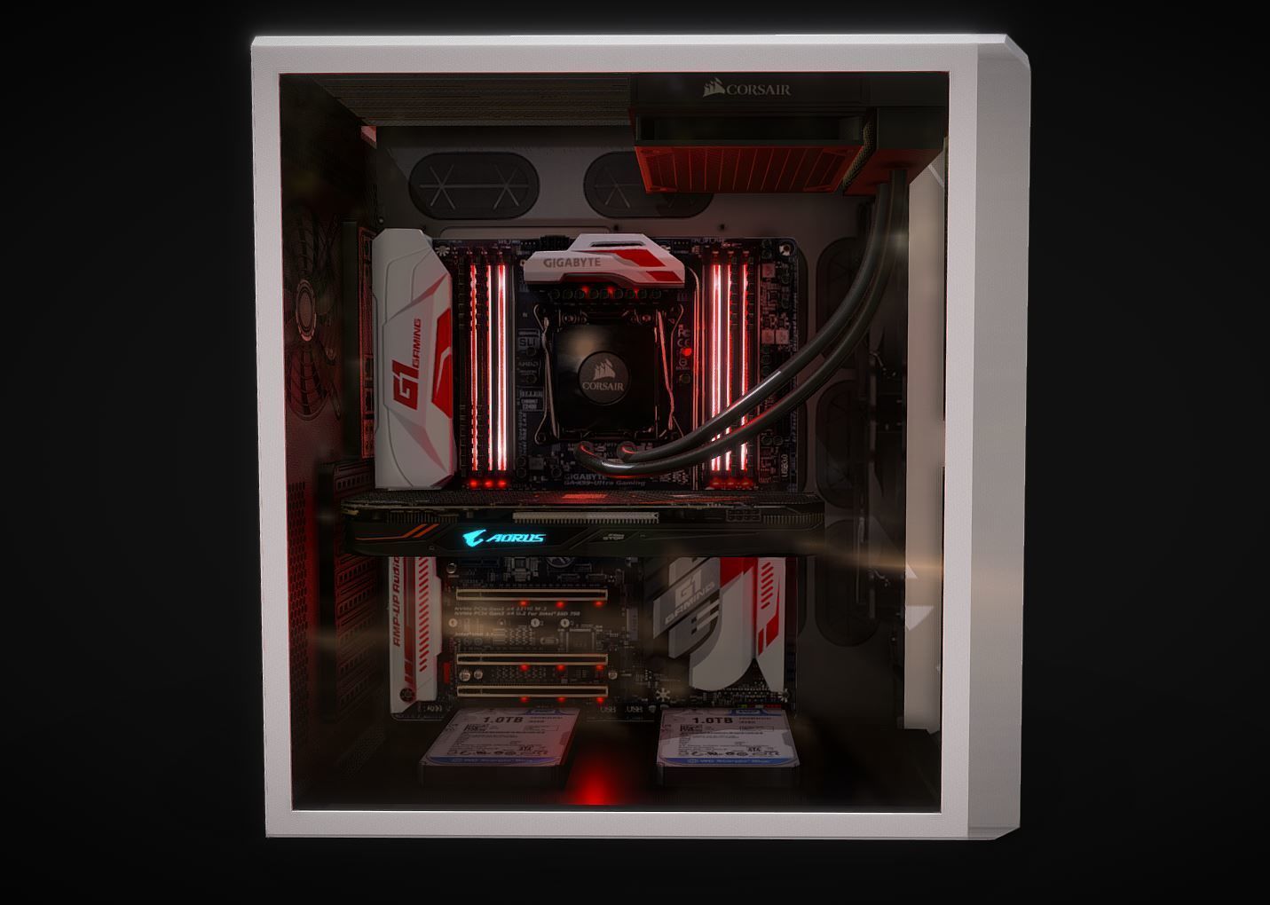 3D model Gaming pc VR / AR / low-poly | CGTrader