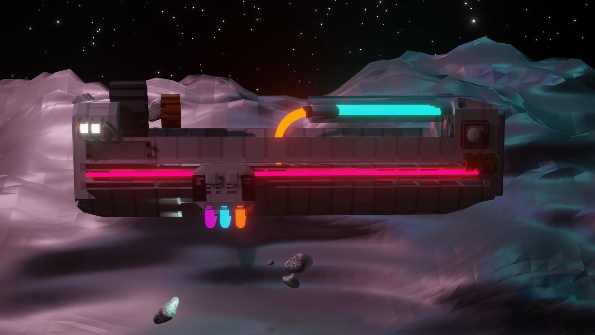 3D model Scifi crate low poly 3D MODEL VR / AR / low-poly | CGTrader