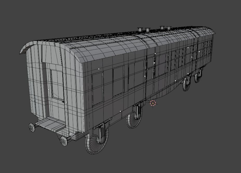 carriage free 3D model | CGTrader