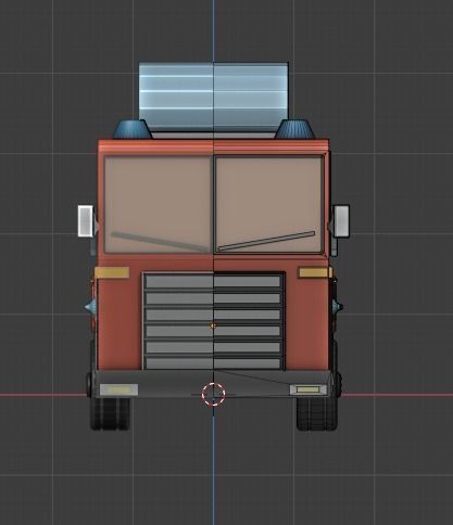 low poly fire truck model free VR / AR / low-poly 3D model | CGTrader