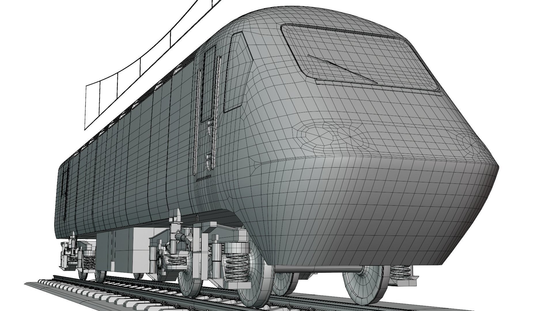 Diesel locomotive class 43 3D model | CGTrader