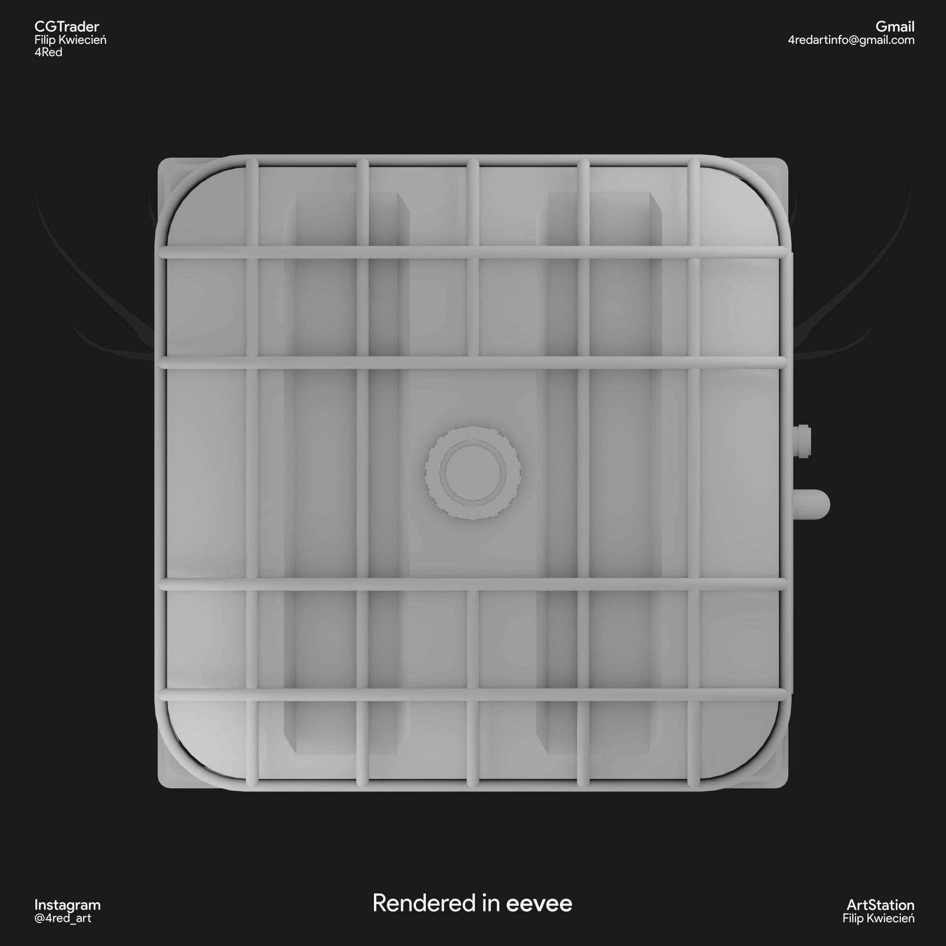 Pallet Liquid Container 3D model | CGTrader