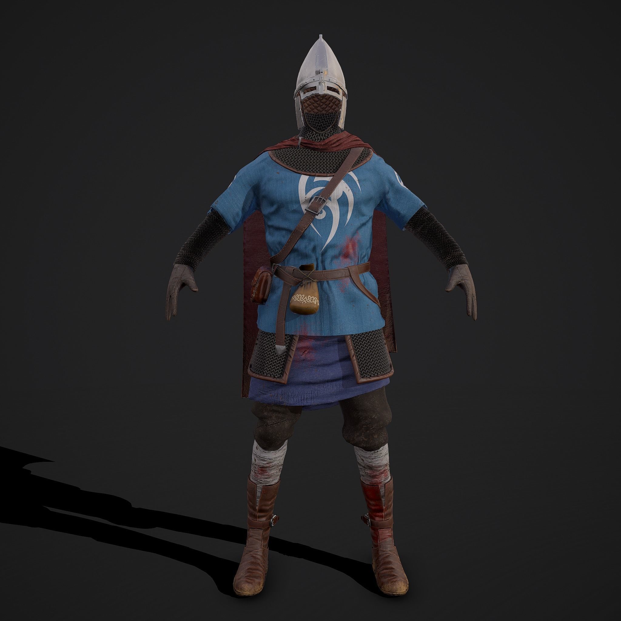 3D model Medieval Guard Clothing VR / AR / low-poly | CGTrader