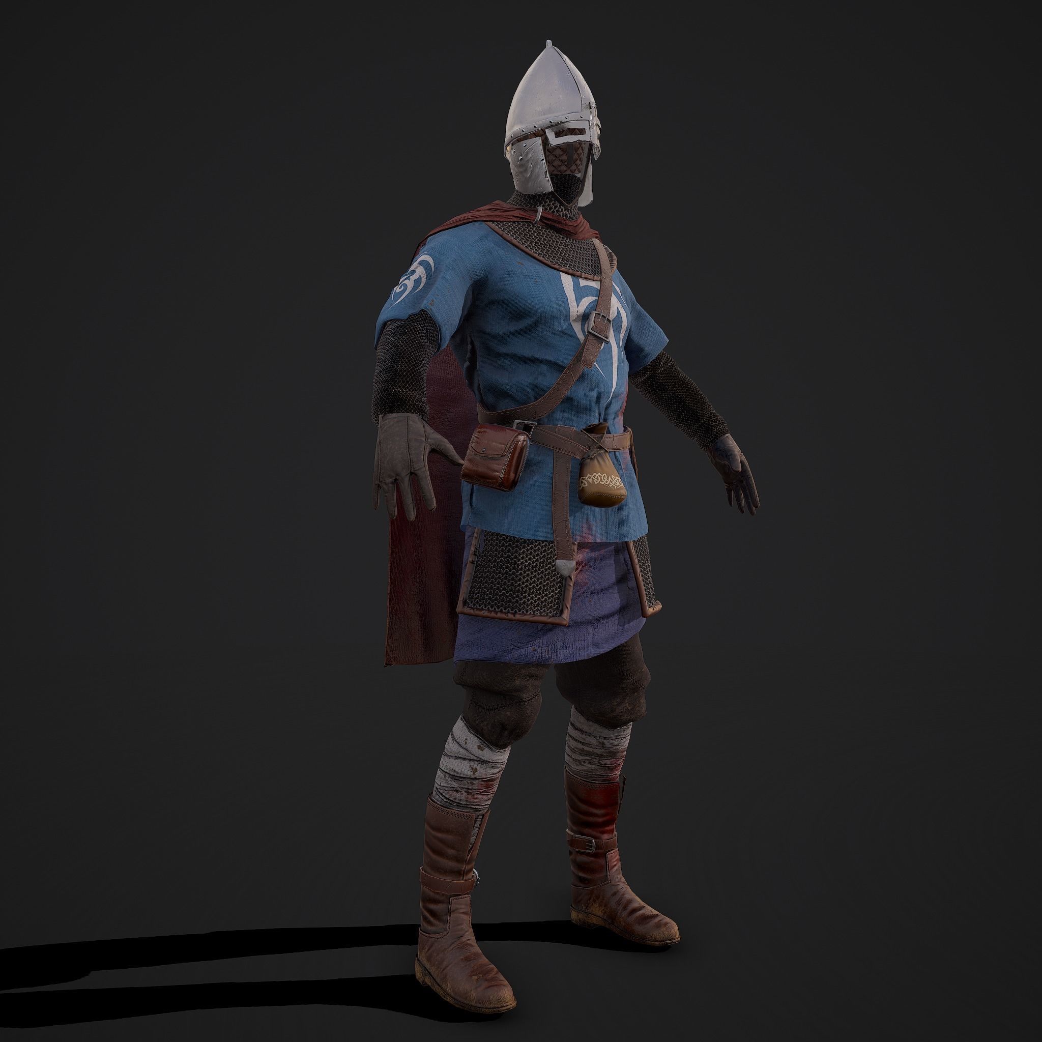 3D model Medieval Guard Clothing VR / AR / low-poly | CGTrader