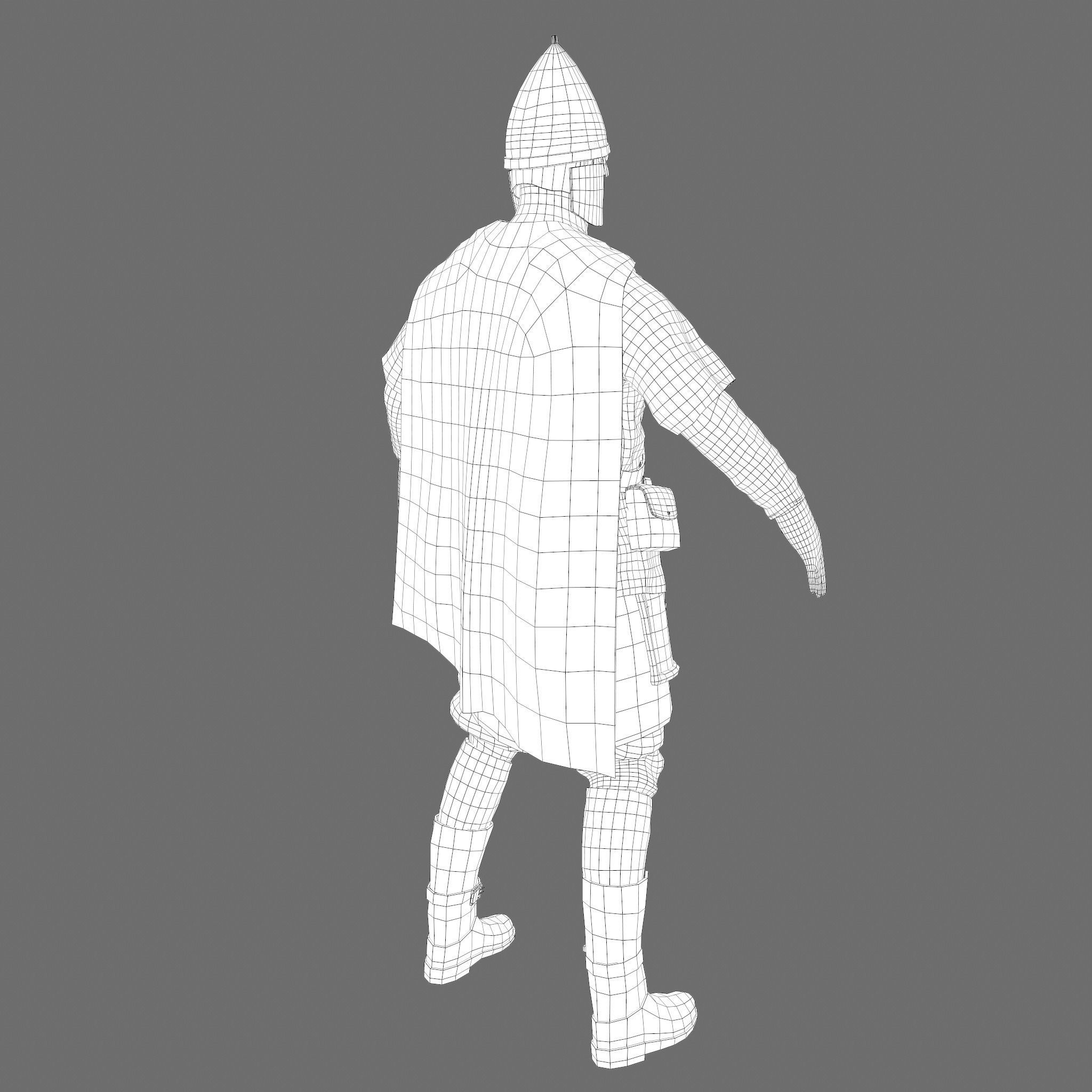 3D model Medieval Guard Clothing VR / AR / low-poly | CGTrader