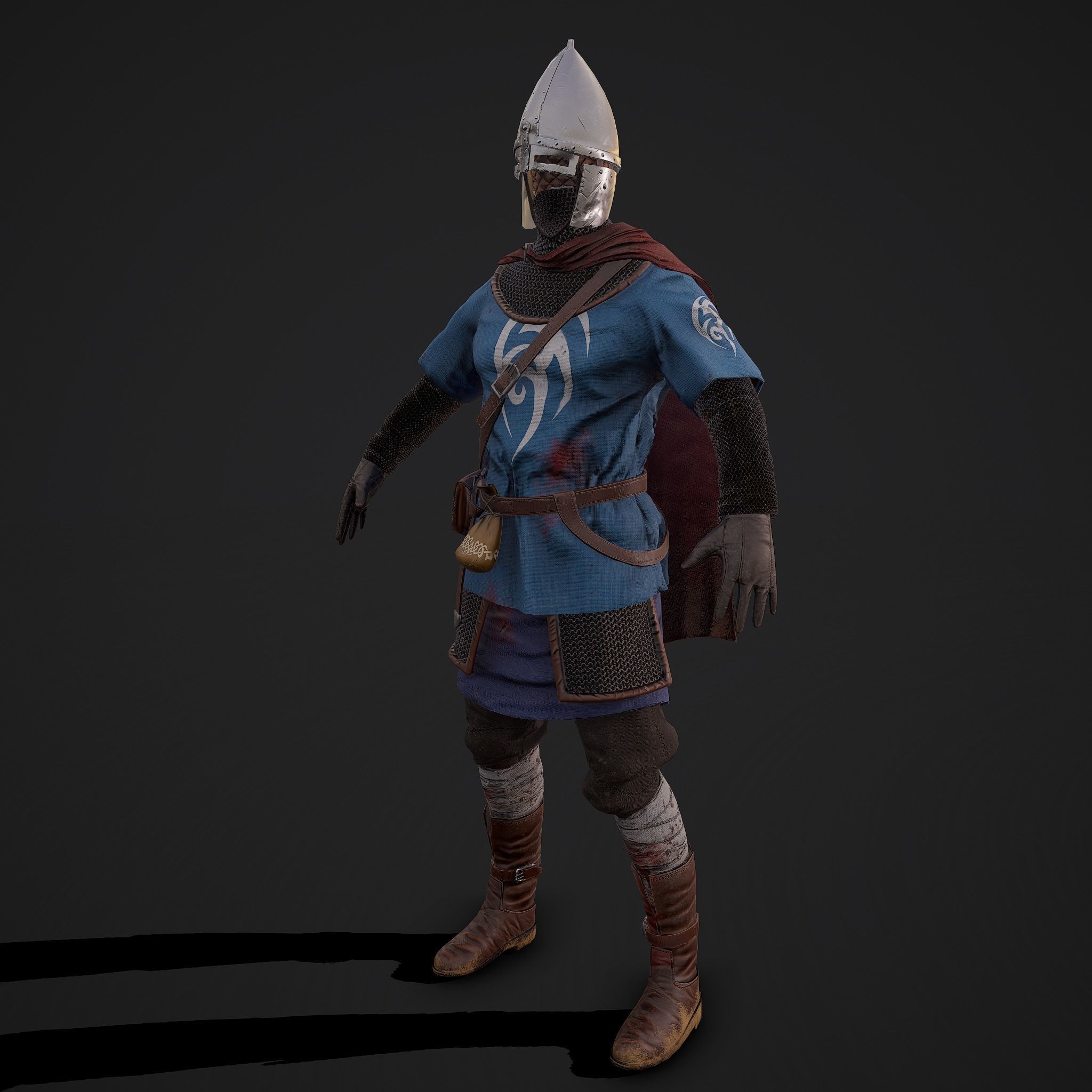 3D model Medieval Guard Clothing VR / AR / low-poly | CGTrader