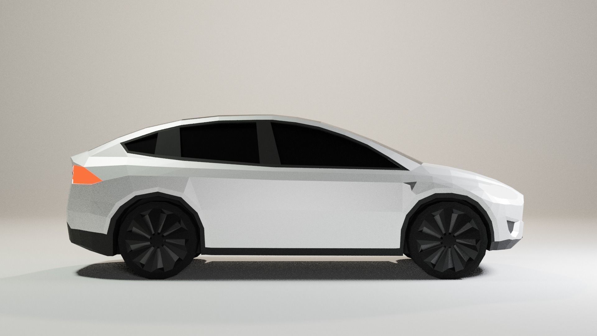 3D model Low Poly Tesla Model X VR / AR / low-poly | CGTrader