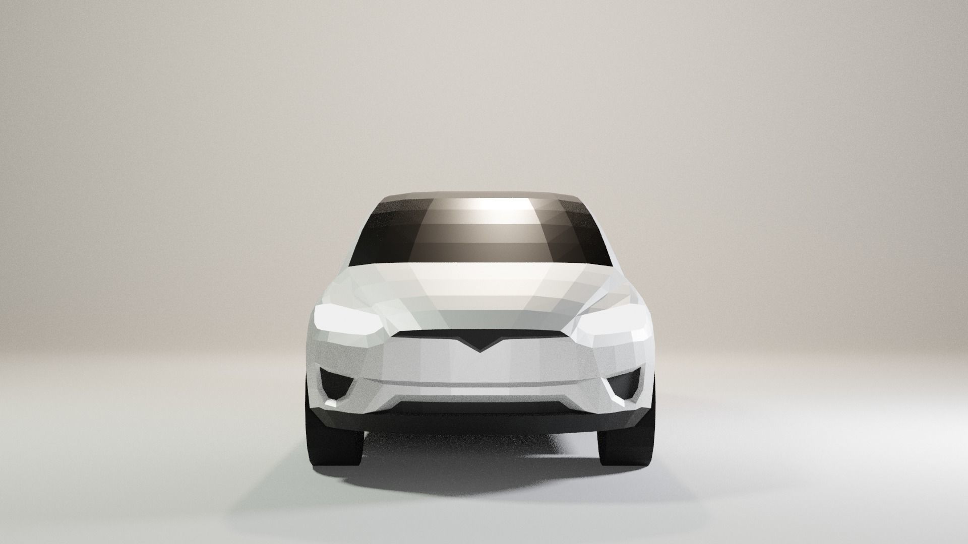 3D model Low Poly Tesla Model X VR / AR / low-poly | CGTrader