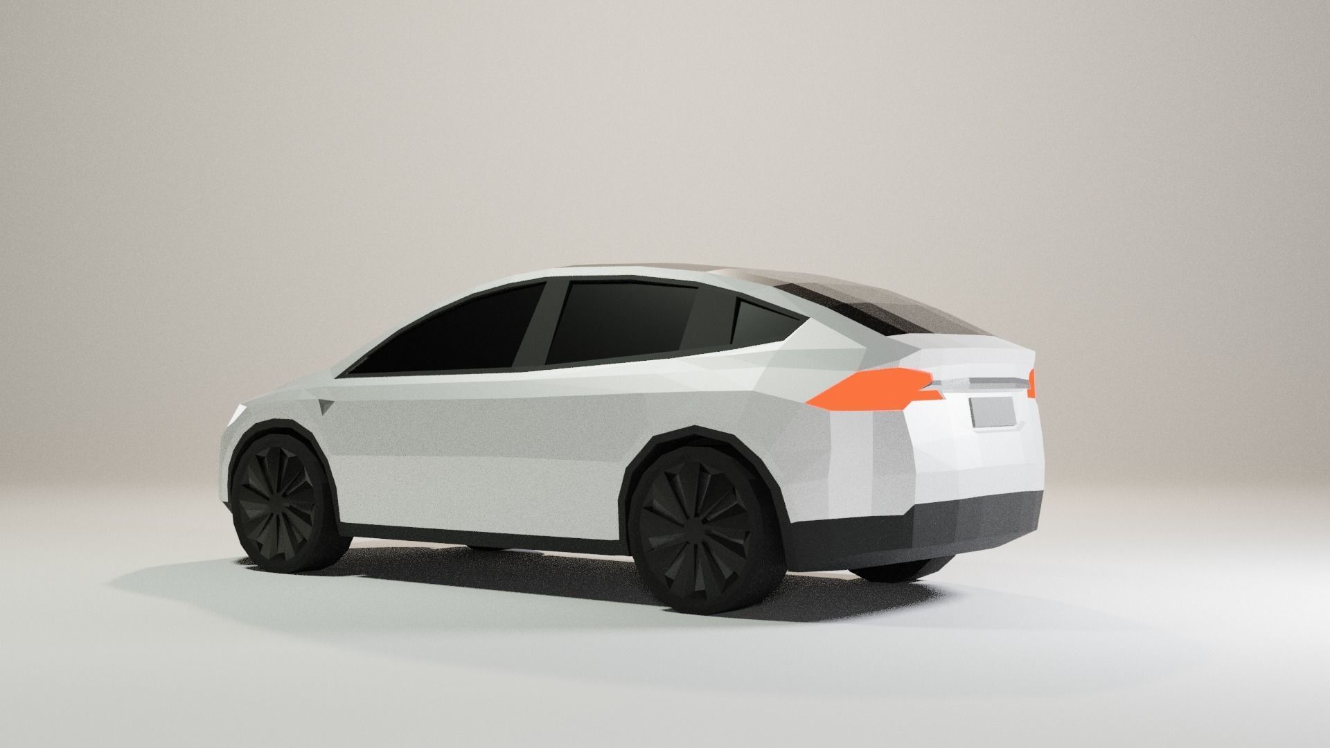 3D model Low Poly Tesla Model X VR / AR / low-poly | CGTrader
