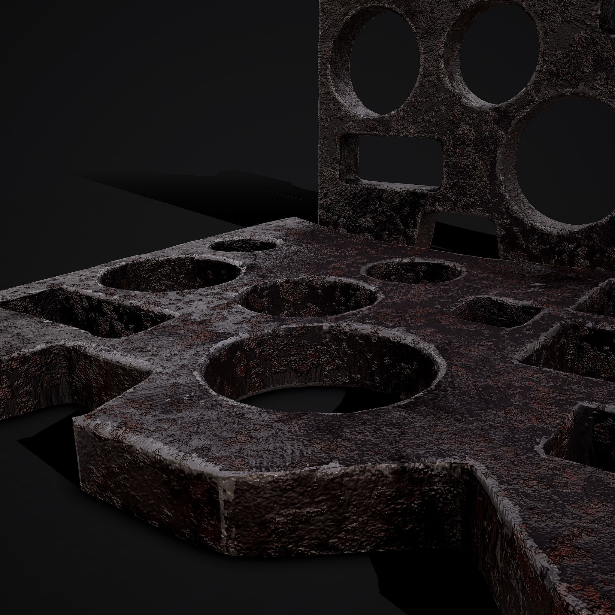 Medieval Blacksmith Swage Block free VR / AR / low-poly 3D model | CGTrader