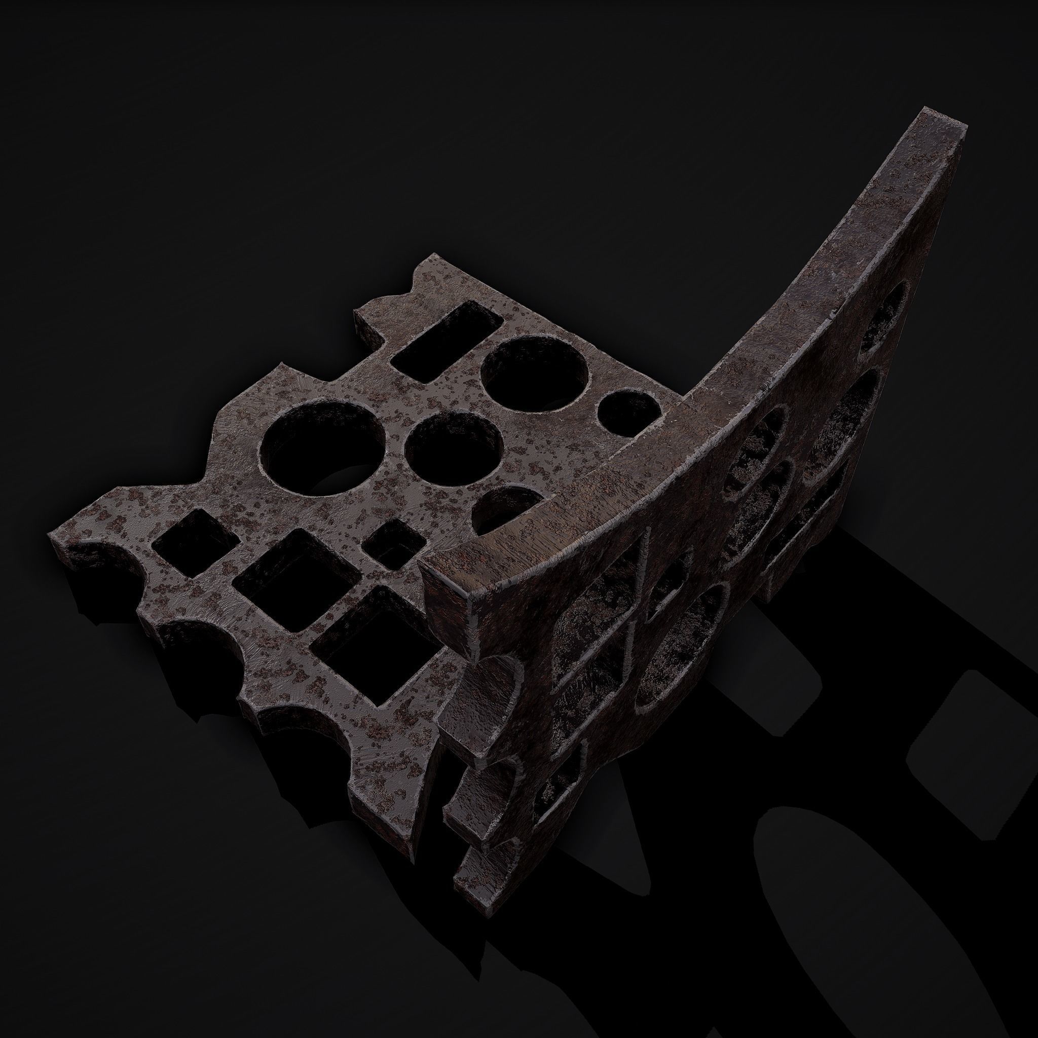 Medieval Blacksmith Swage Block free VR / AR / low-poly 3D model | CGTrader