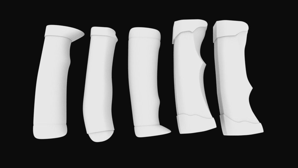 Knife handles STL for 3D printing 3D model 3D printable | CGTrader
