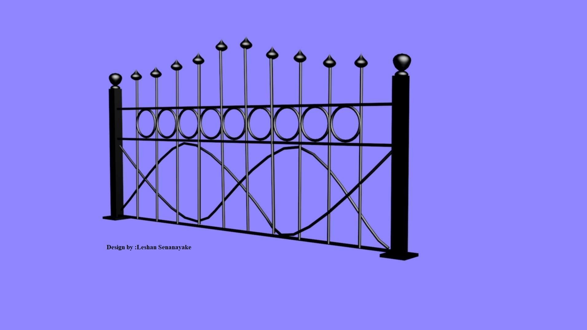 3D model Grill gate VR / AR / low-poly | CGTrader
