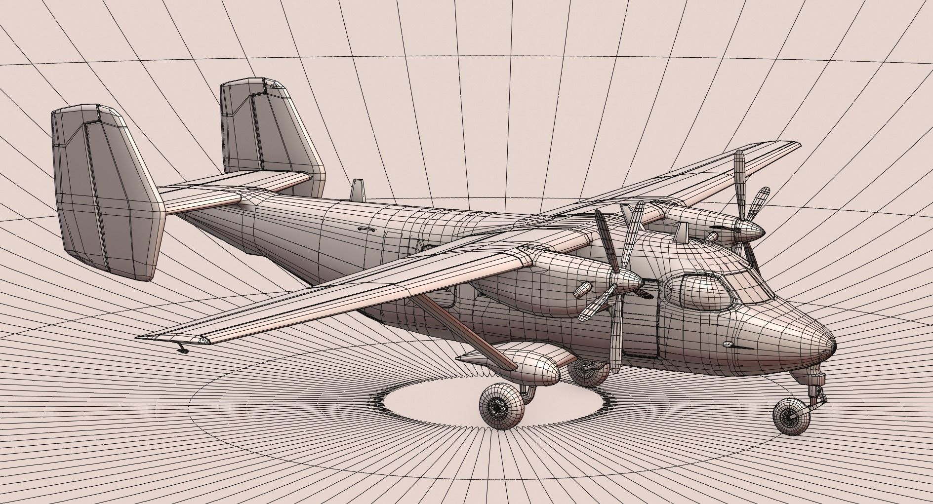 3D model PZL M28 Bryza -Skytruck VR / AR / low-poly | CGTrader