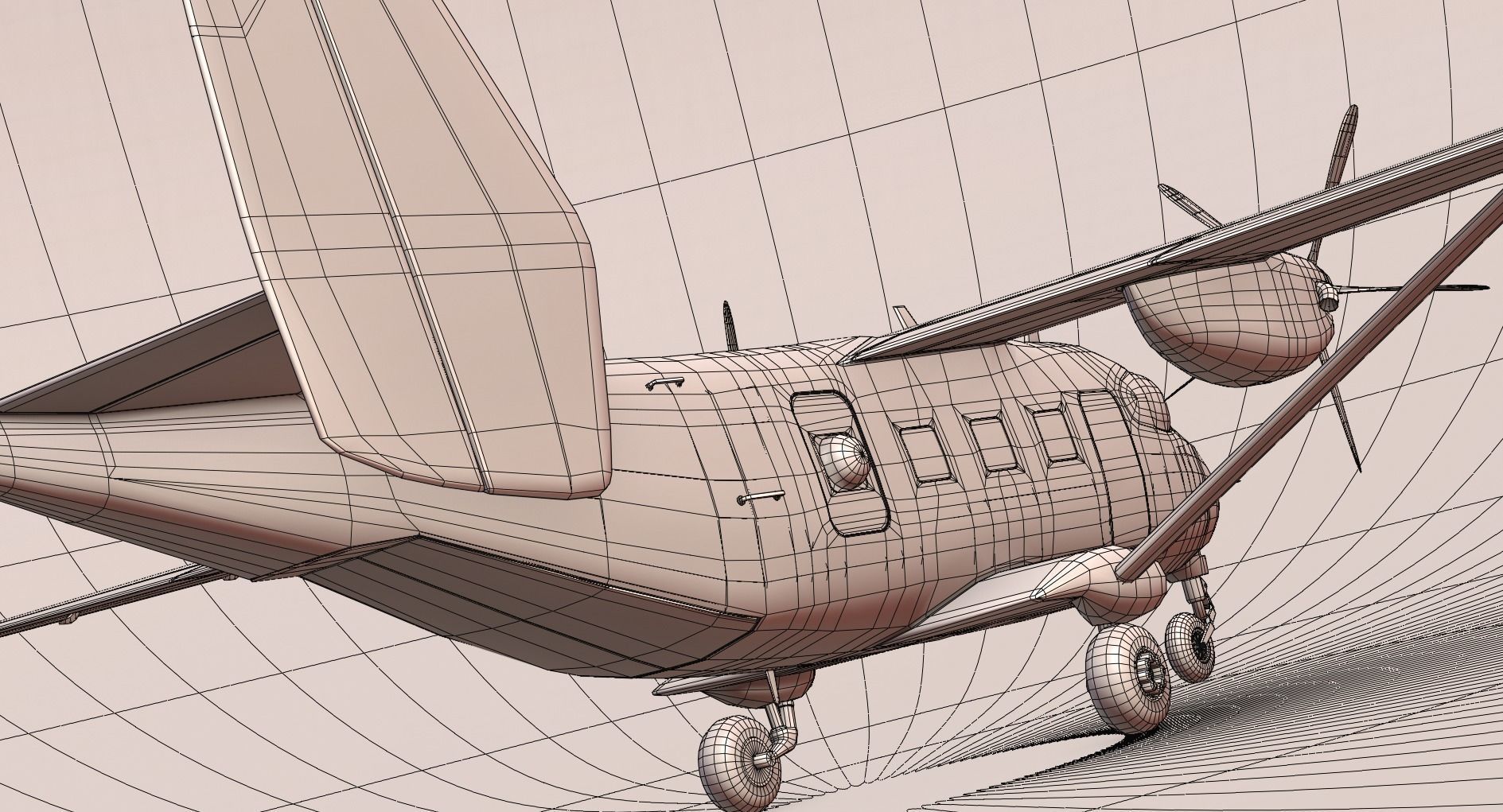 3D model PZL M28 Bryza -Skytruck VR / AR / low-poly | CGTrader
