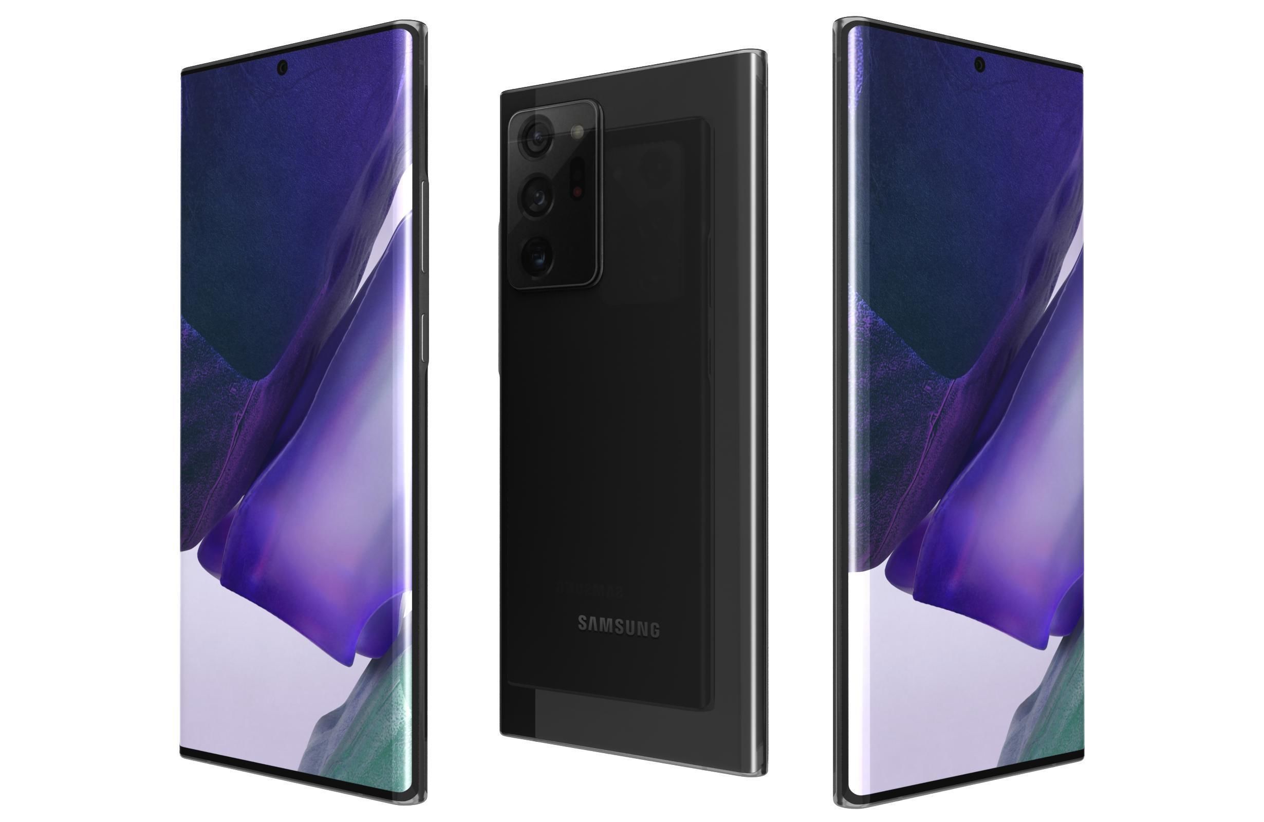 Samsung Galaxy Note20 Ultra All Colors 3D model | CGTrader