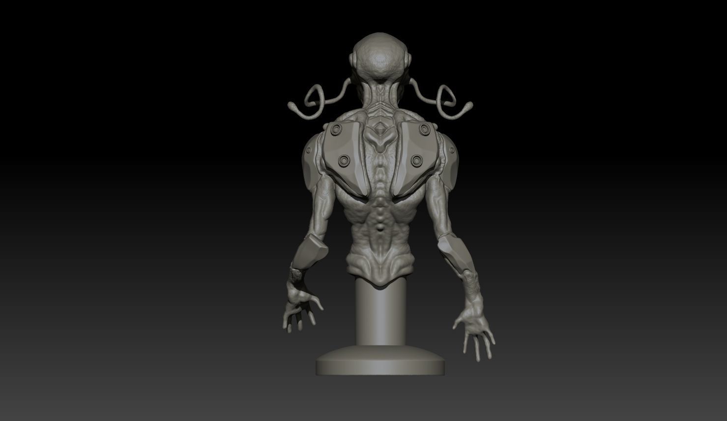 zorak alien bust 3D model 3D printable | CGTrader