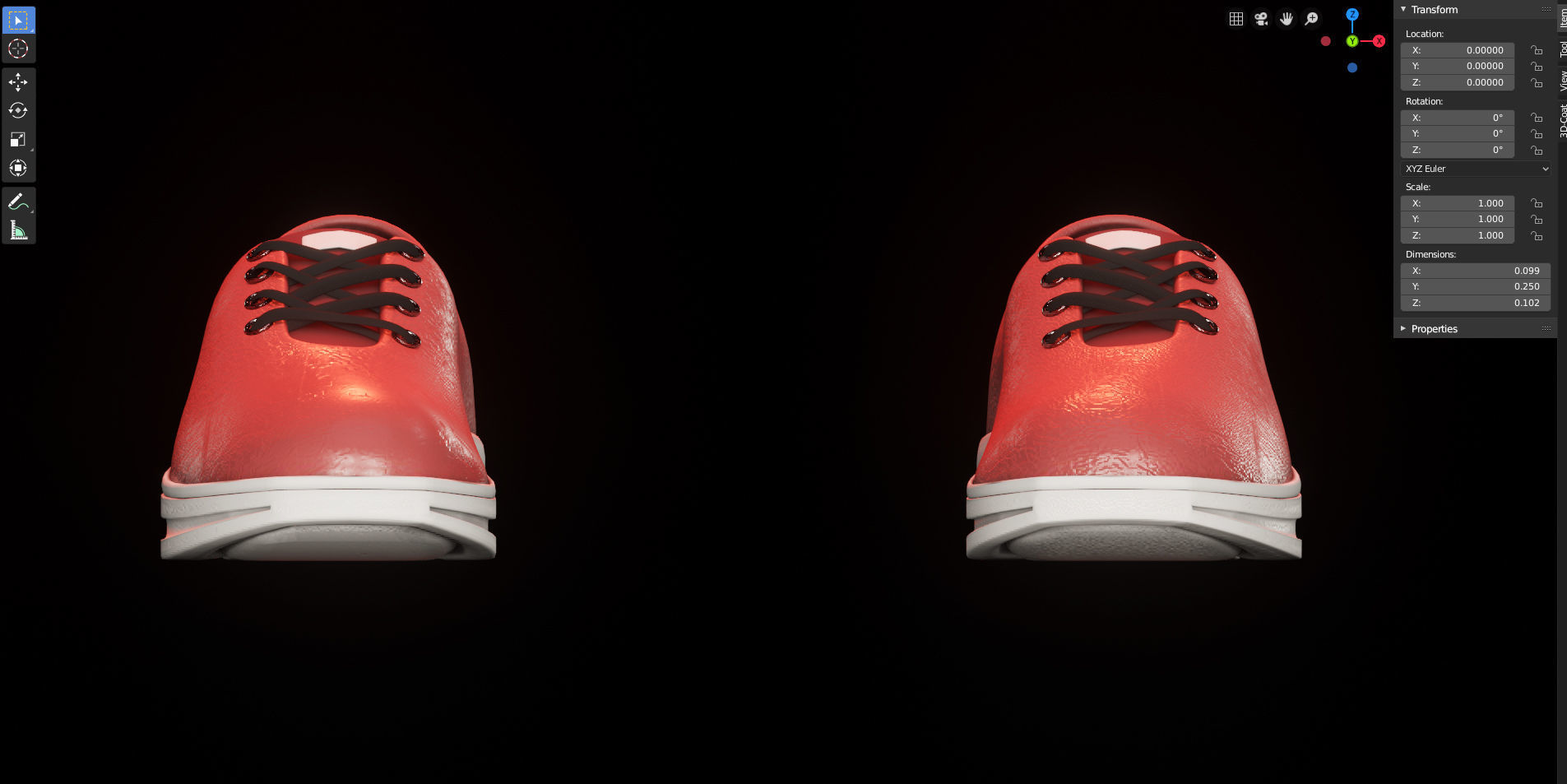 3D model Girls Sneakers - PBR - 4K Textures - Blender Cycles and Eevee ...