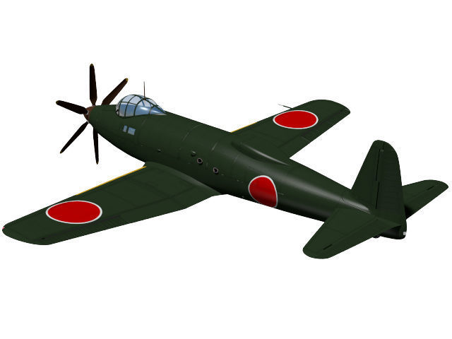 Yokosuka R2Y Keiun 3D model | CGTrader