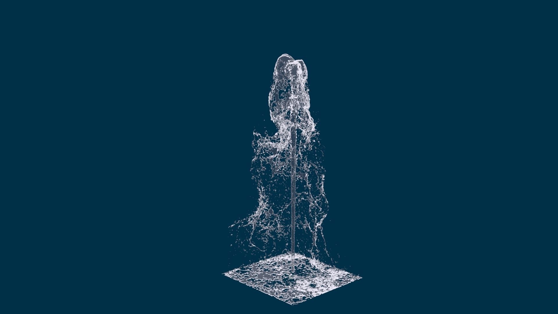 Realistic Water Fountain Animation 6 3D model animated | CGTrader