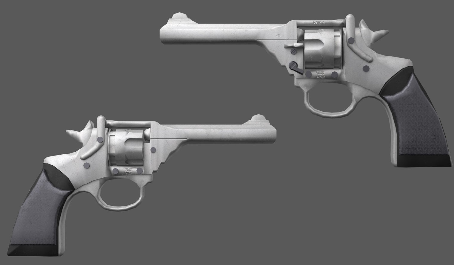 3D model Webley WW2 Weapon VR / AR / low-poly | CGTrader