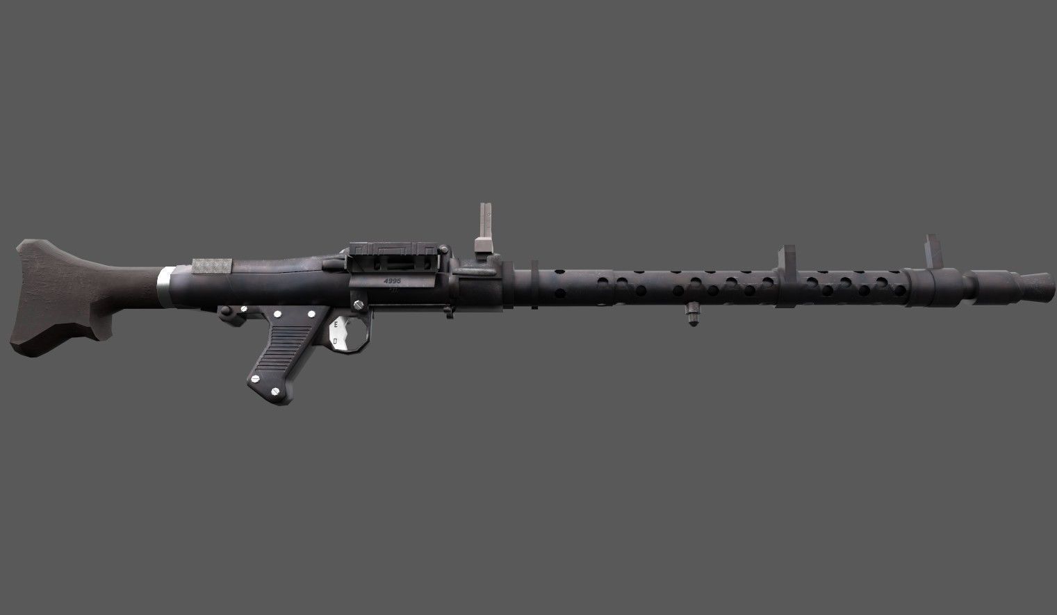 3D model MG34 - German WW2 Weapon VR / AR / low-poly | CGTrader