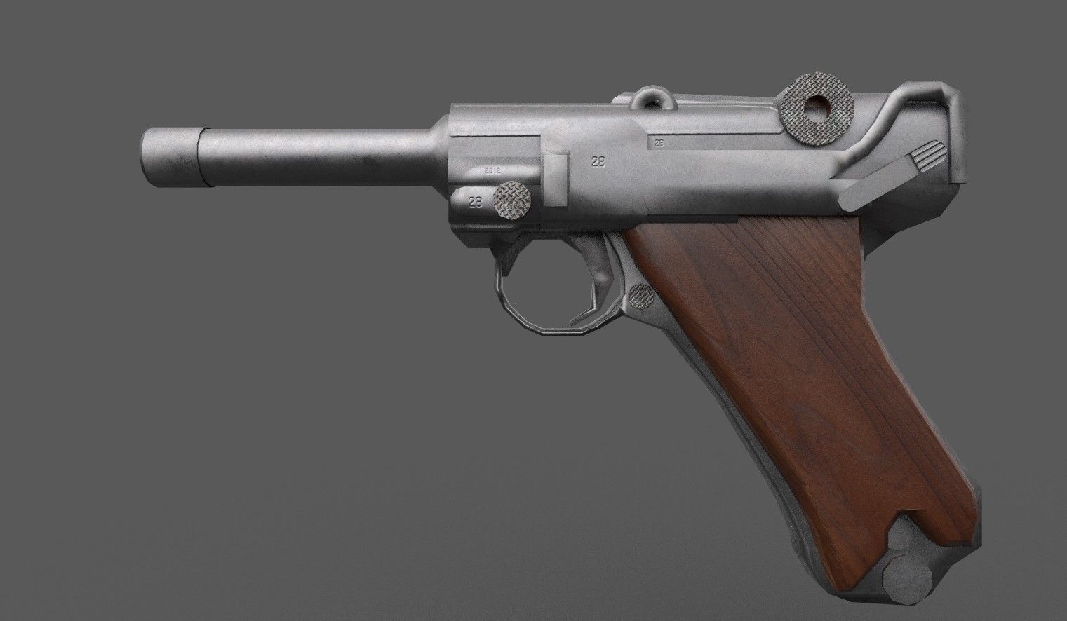 3D model Luger WW2 Weapon VR / AR / low-poly | CGTrader