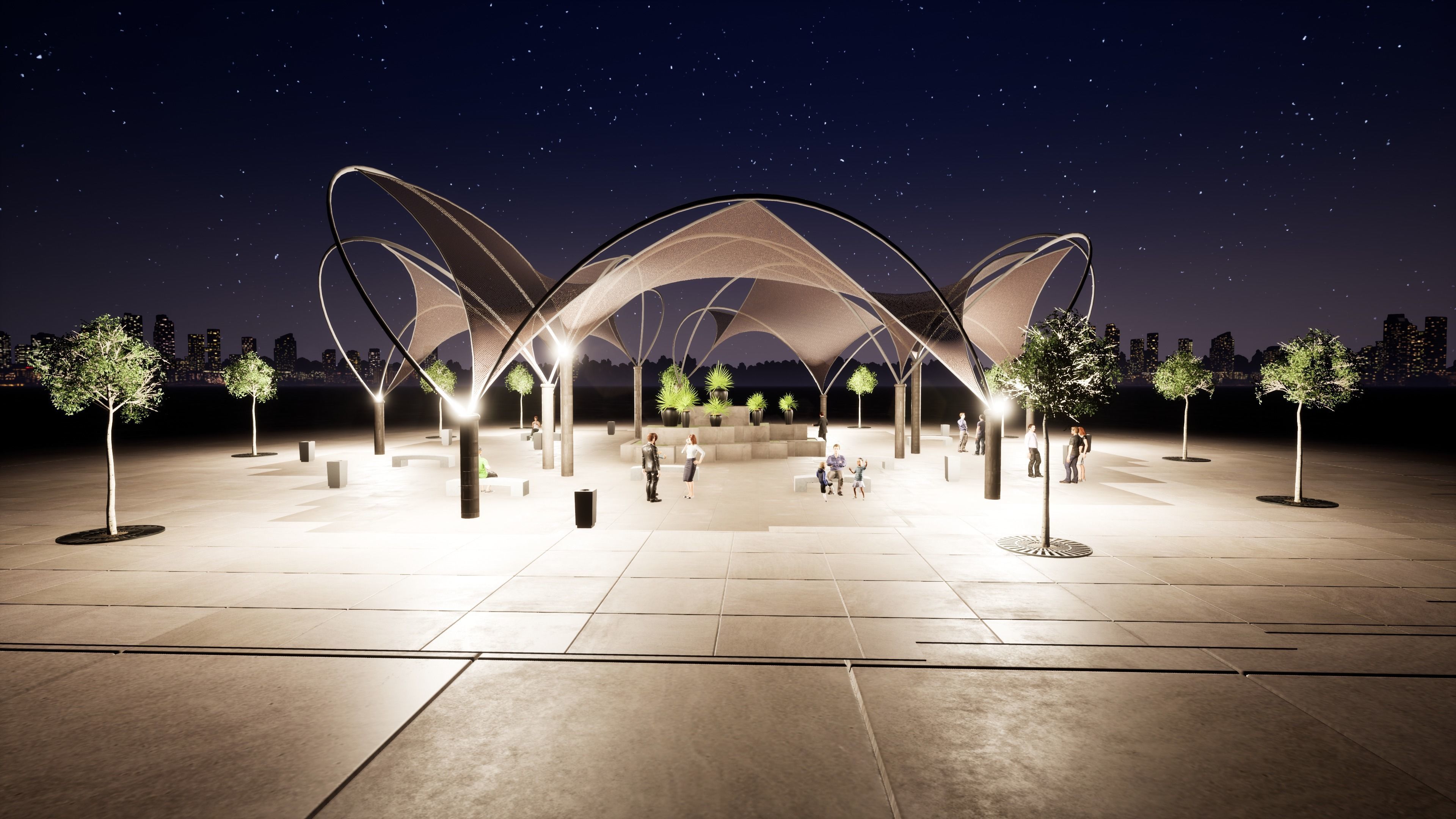 Square Design 3D model 3D printable | CGTrader