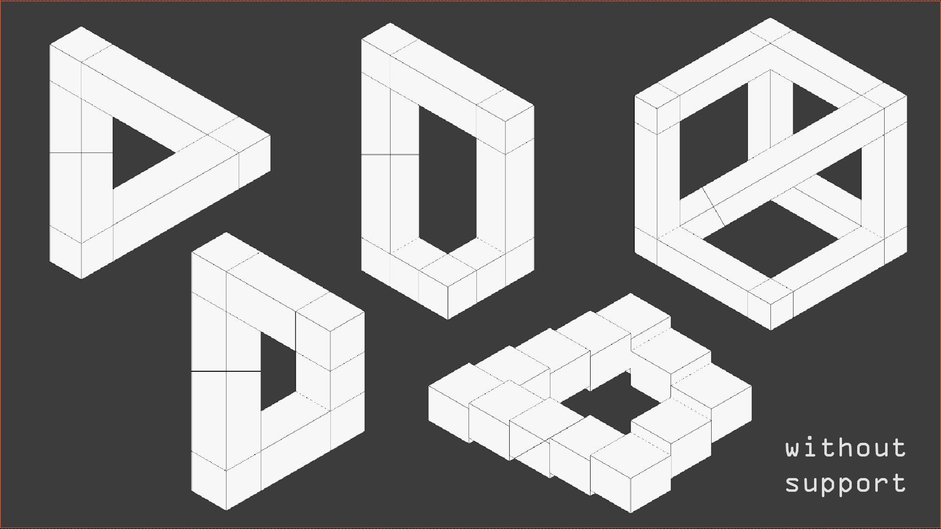 Paradox Objects 3D model 3D printable | CGTrader