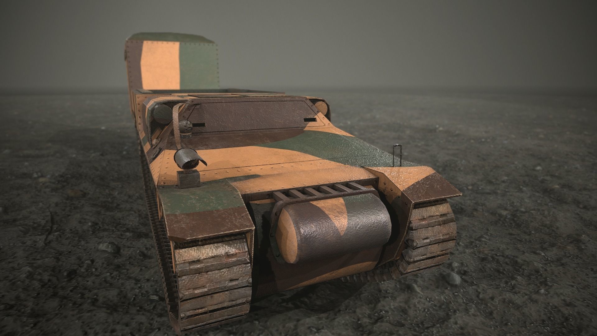 3D model Lorraine 37L Tank VR / AR / low-poly | CGTrader