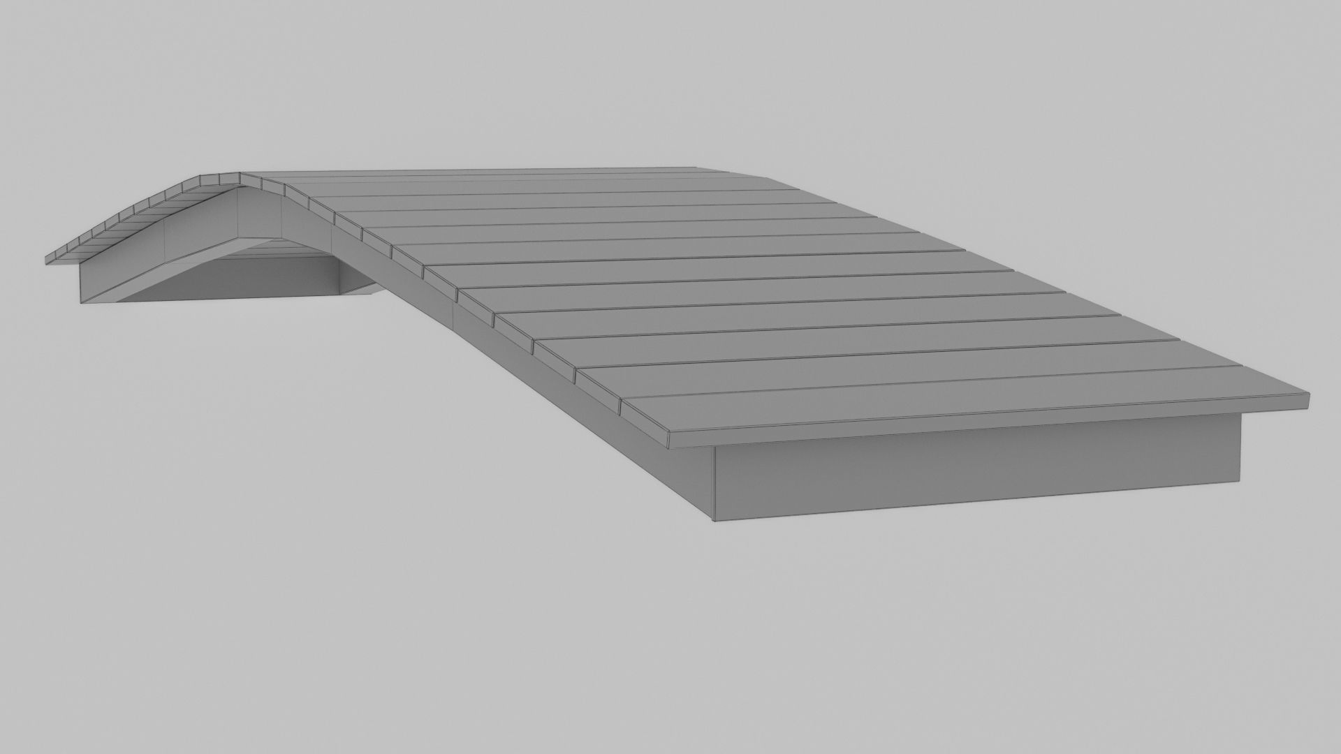 3D model Bridge without handrails VR / AR / low-poly | CGTrader