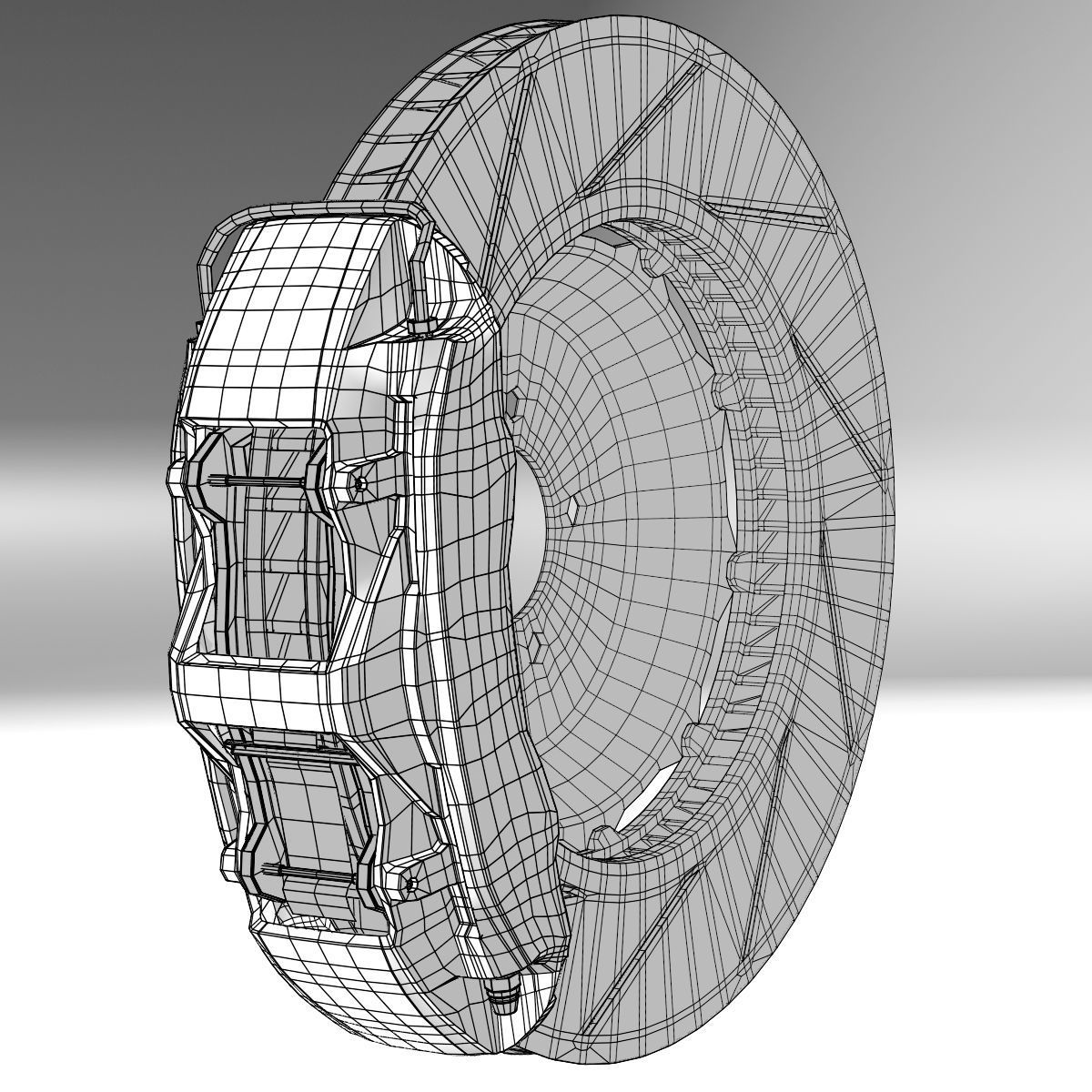 Brake Kit 3D model | CGTrader