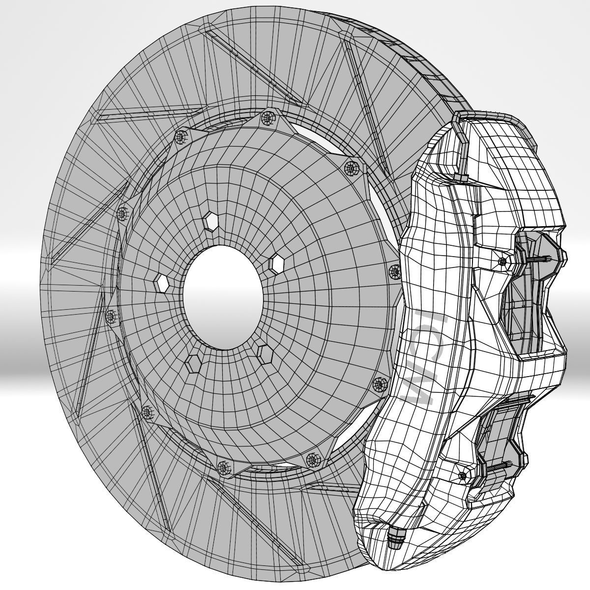 Brake Kit 3D model | CGTrader