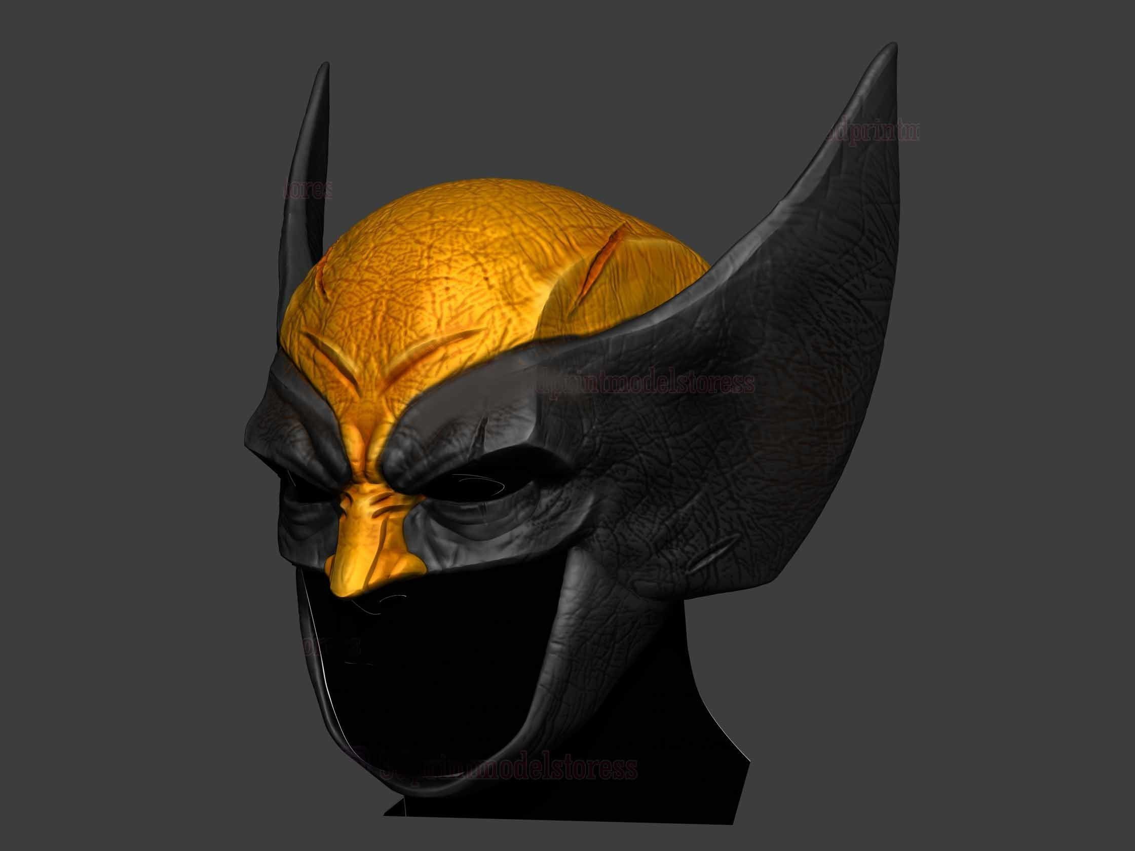 Wolverine Marvel Cosplay Helmet - Halloween Costume 3D model 3D ...