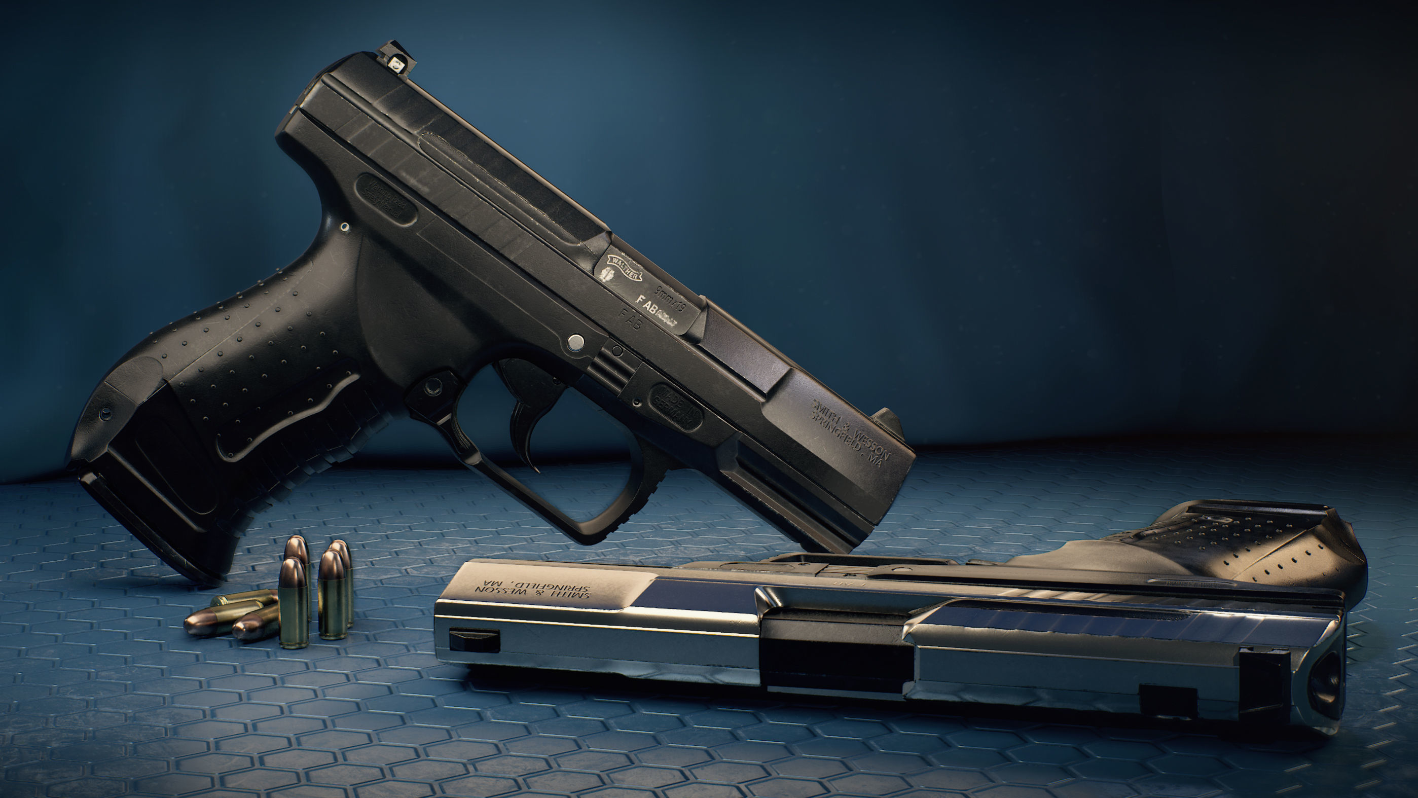 Walther Gun 3D model | CGTrader