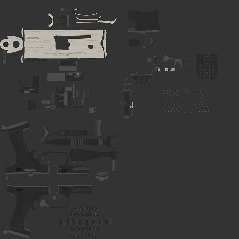 Walther Gun 3D model | CGTrader