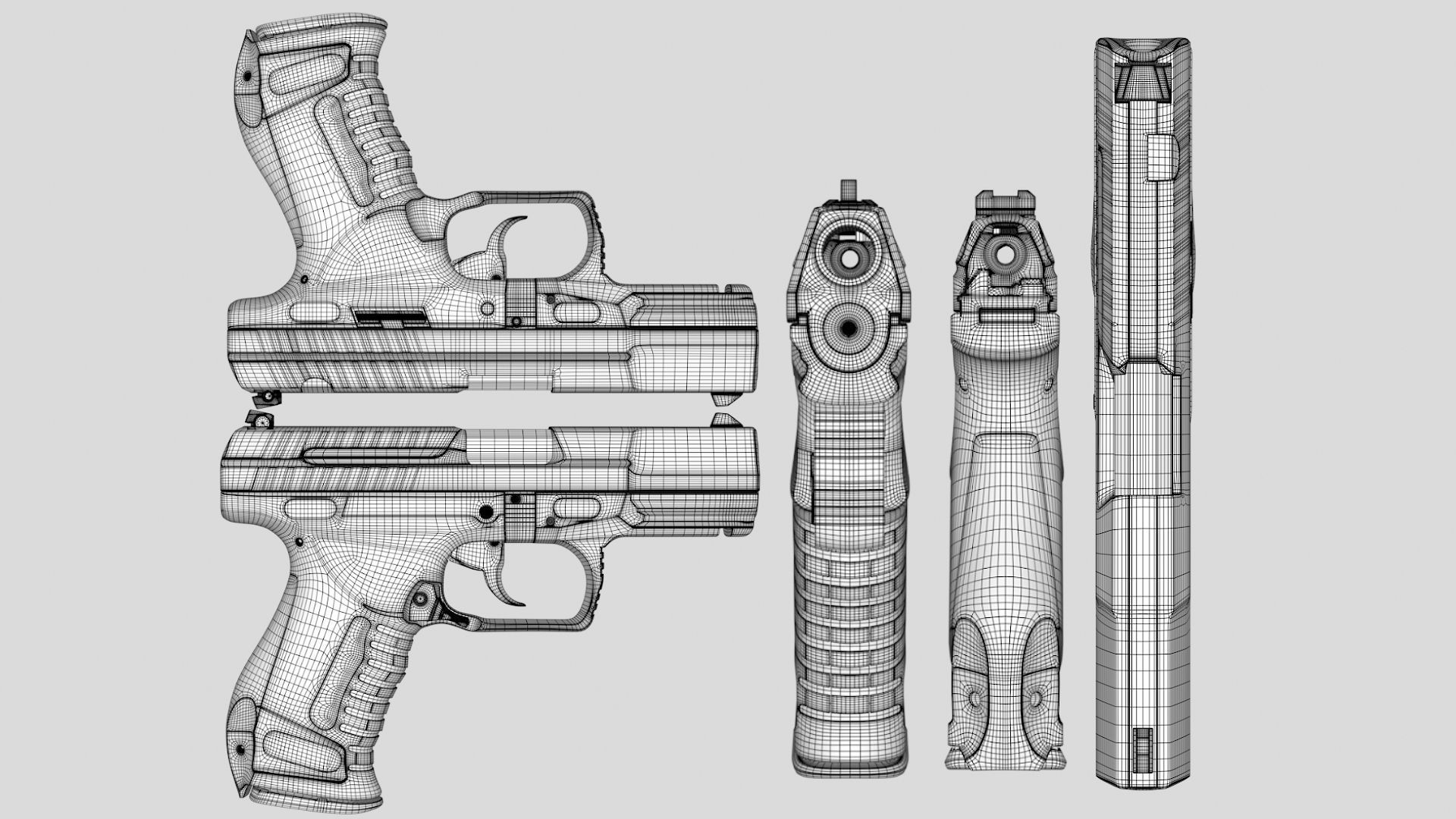 Walther Gun 3D model | CGTrader
