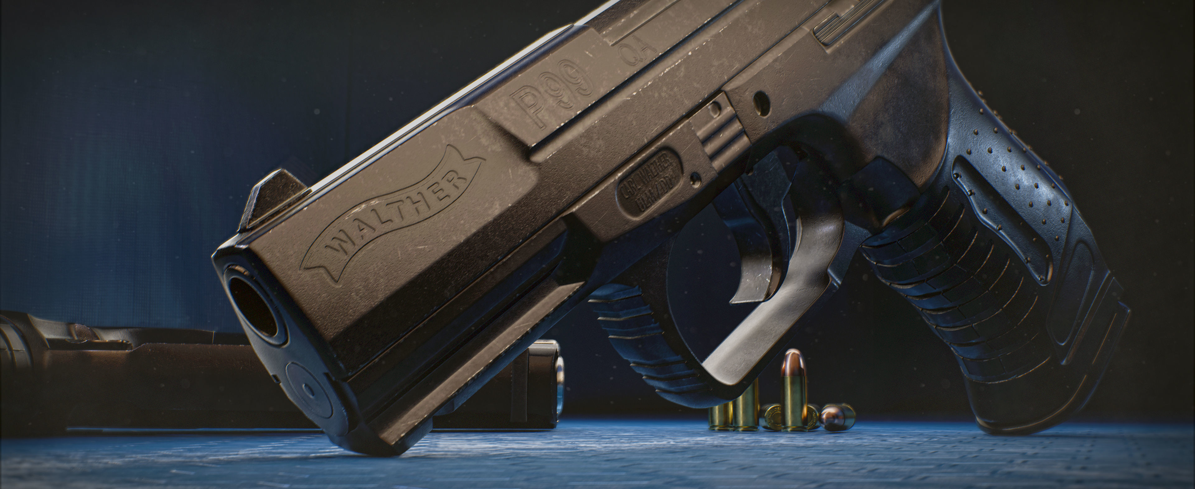 Walther Gun 3D model | CGTrader