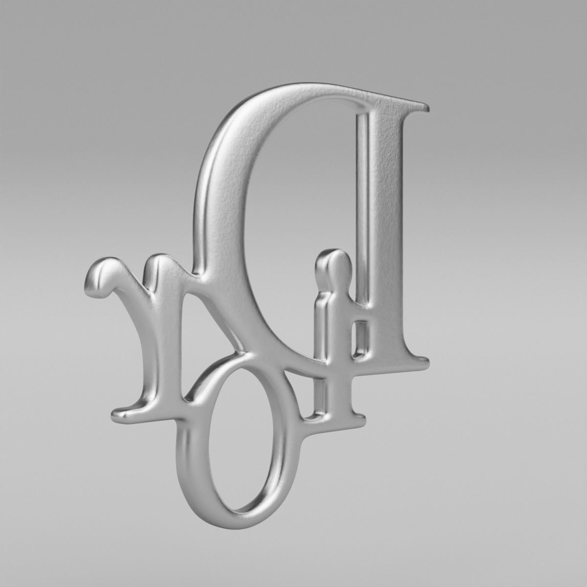 Dior Logo 3D model | CGTrader