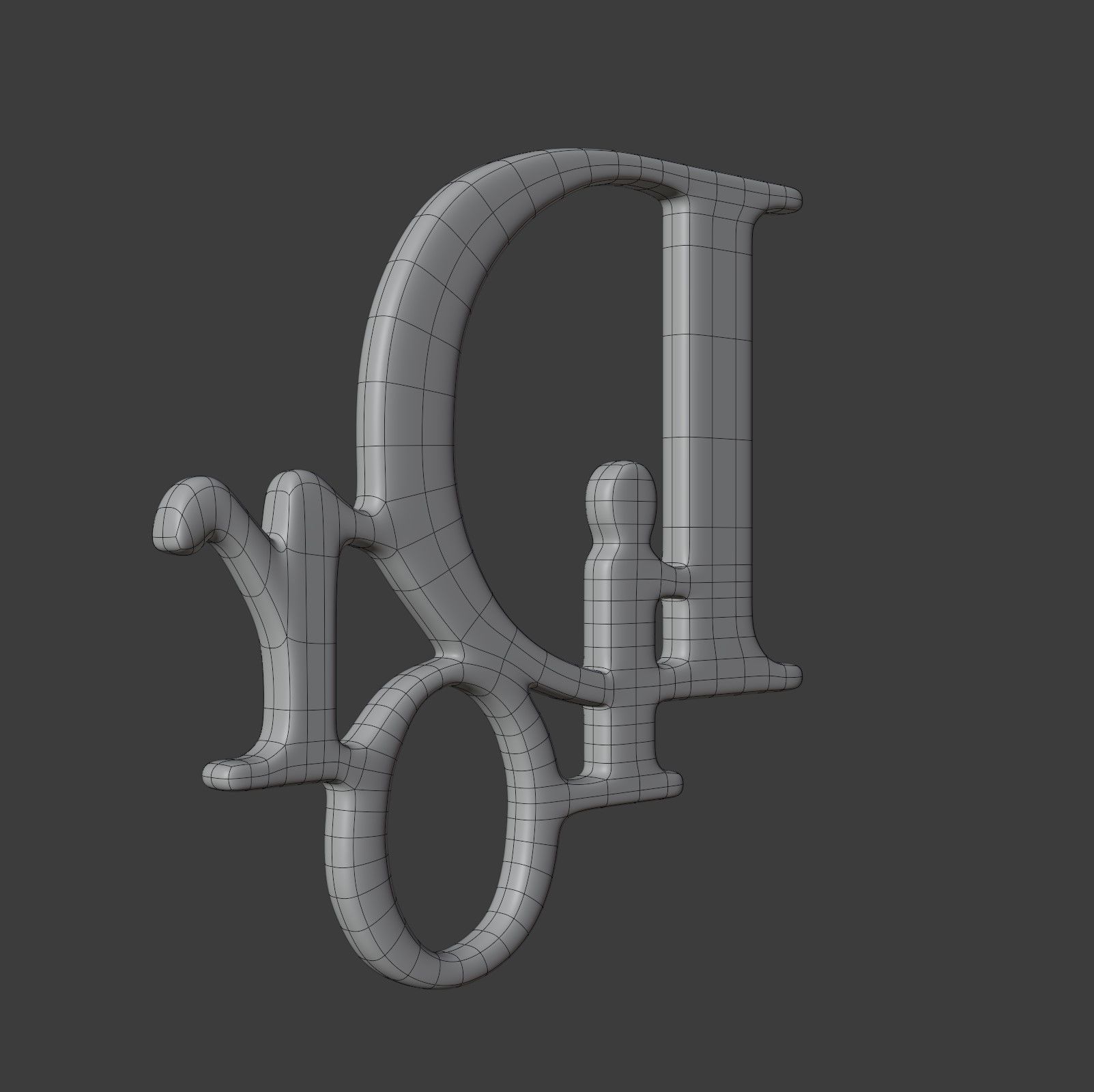 Dior Logo 3D model | CGTrader