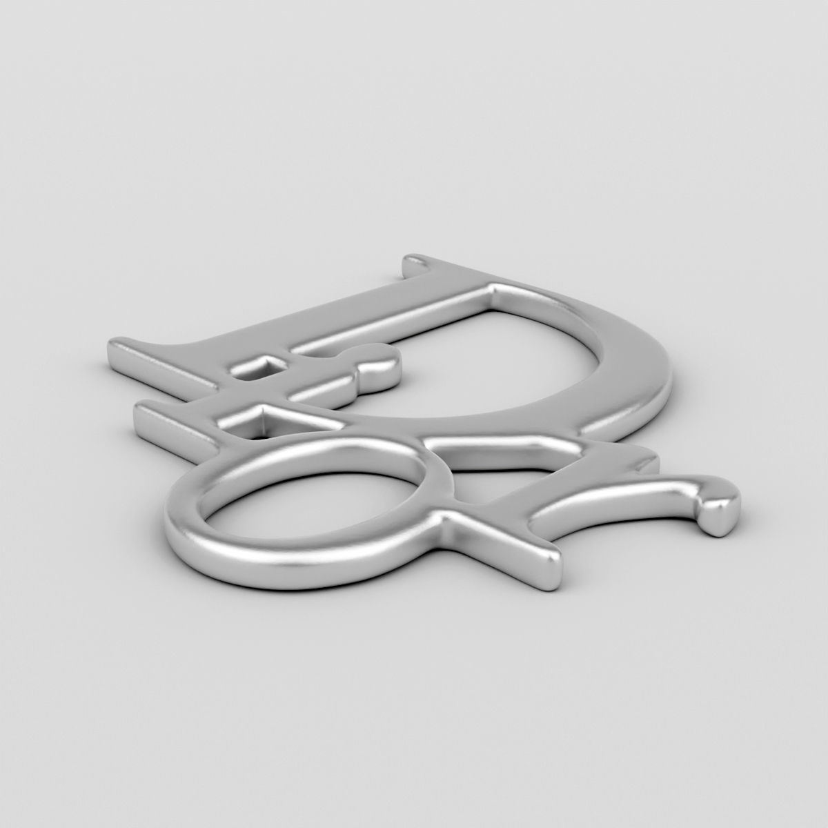 Dior Logo 3D model | CGTrader